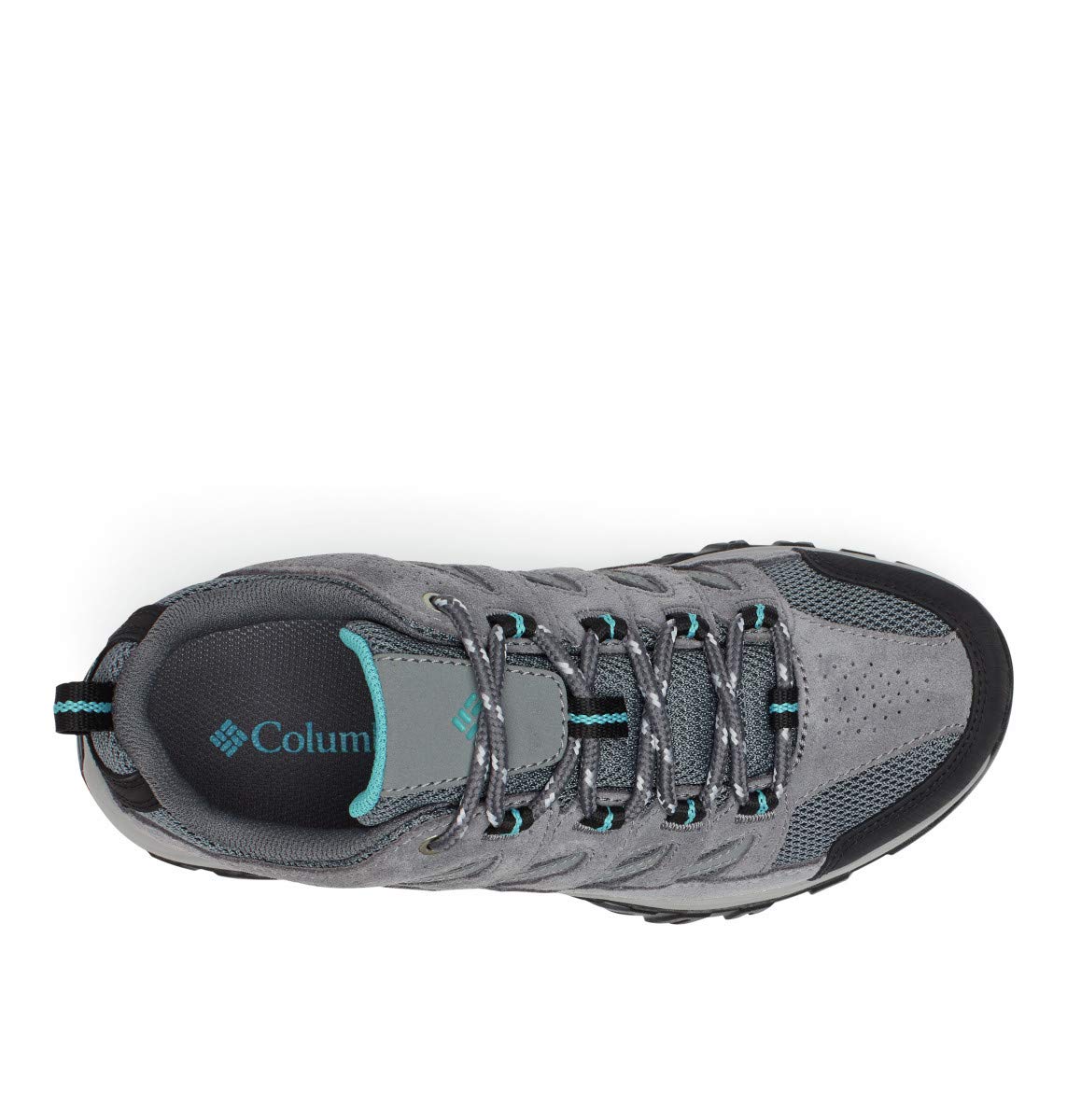 Columbia Womens Crestwood Hiking Shoe, Graphite/Pacific Rim, 8