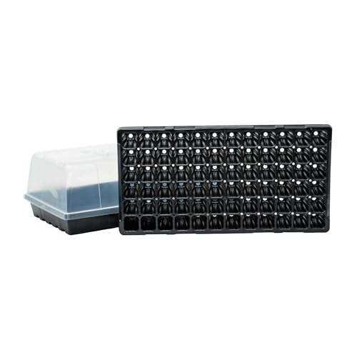 Bootstrap Farmer Extra Strength Seed Starter Kit, 2 Pack Combo, 2 of Each - 1020 Tray, Humidity Dome, 50 Cell Plug Tray