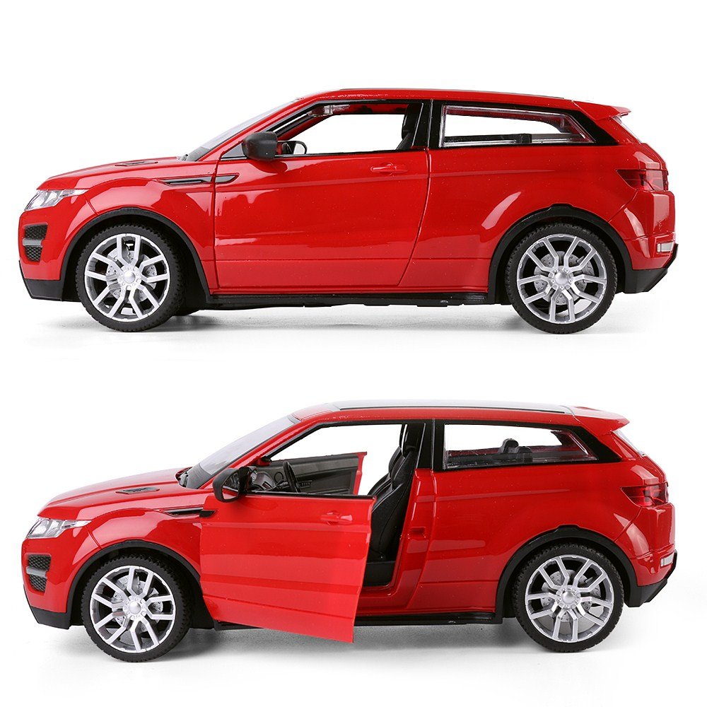 Blue Block Factory 4 x 4 Land Cruiser 1:16 Scale Remote Control, Crimson Red, 10.5" x 4.5"