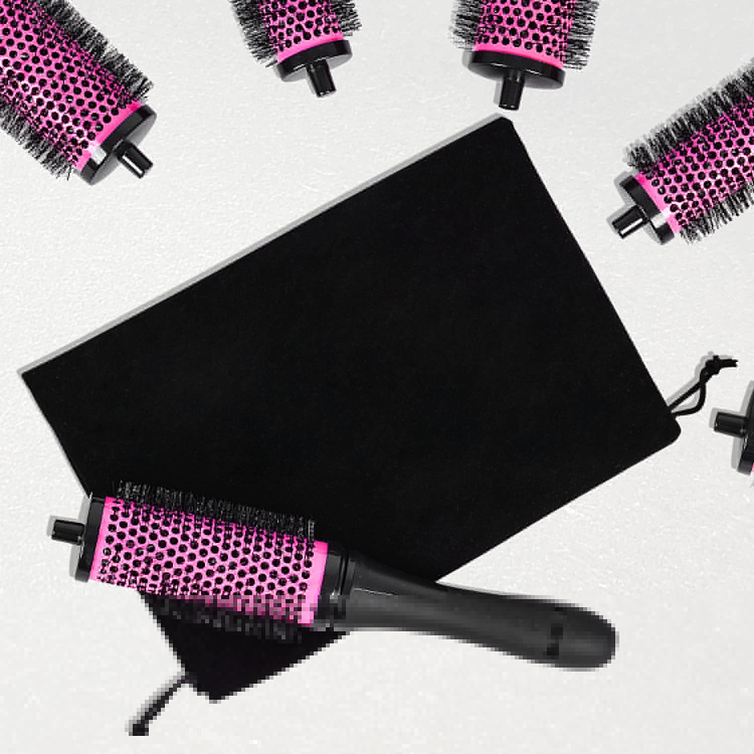 XC Global Round Hair Brush Set : with Detachable Barrels Styling Tool, Round Hair Brush for Blow Drying with 6 Barrels 1 Handle, 3 Different Hair rollers to Create Your Hairstyle