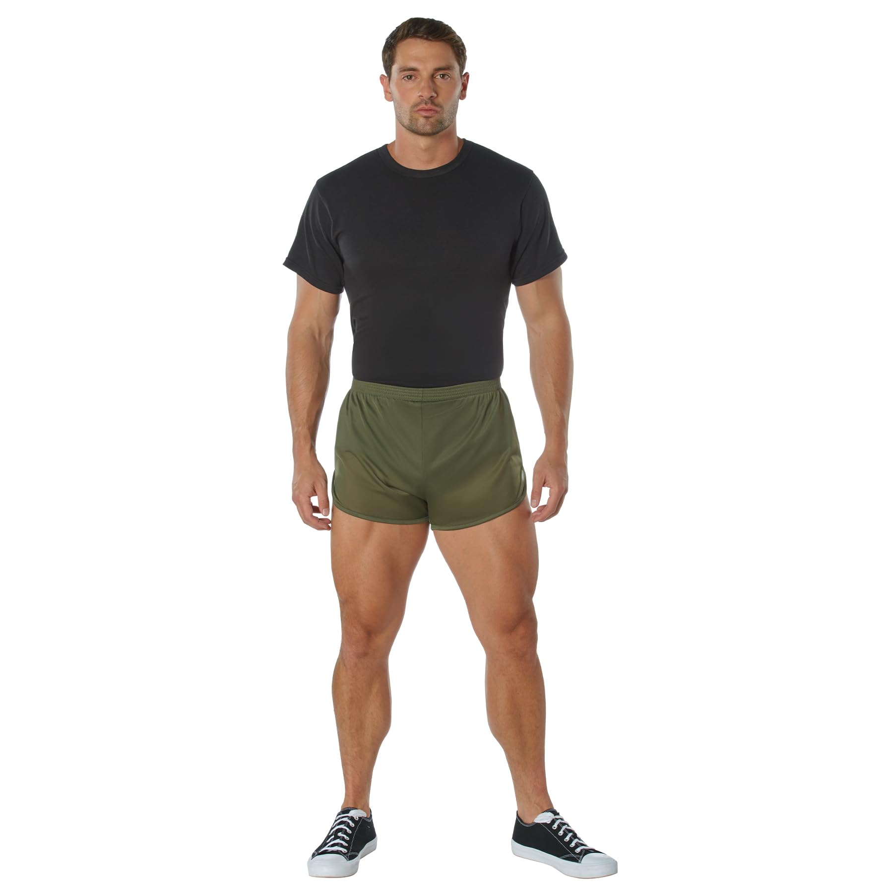 Rothco Ranger PT Shorts - Perfect for The Gym, Running, and More - Olive Drab - M