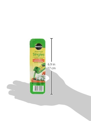 SCOTTS MIRACLE GRO 3100010 24 Stick Pour and Feed Single Plant Food Gravity Fertilizer Pack