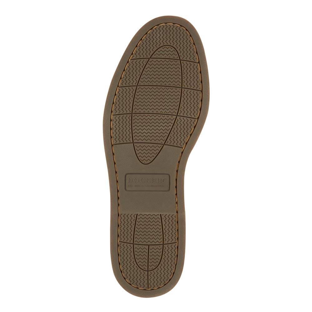 Dockers Men’s Vargas Leather Handsewn Boat Shoe,Rust, 10.0 W US