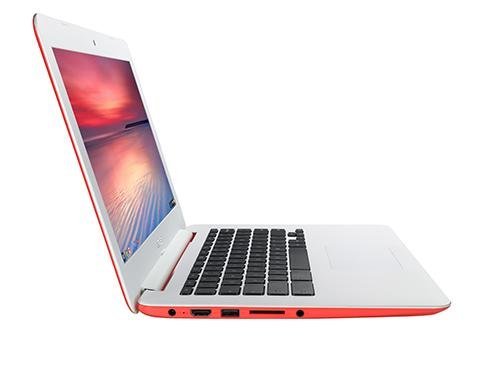 ASUS Chromebook C300SA 13.3 Inch (Intel Celeron, 4GB, 16GB eMMC, Red)