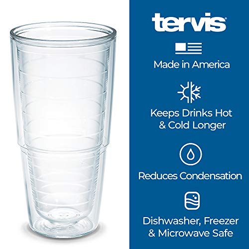 Tervis Made in USA Double Walled NHL Seattle Kraken Insulated Tumbler Cup Keeps Drinks Cold & Hot, 24oz, Tradition