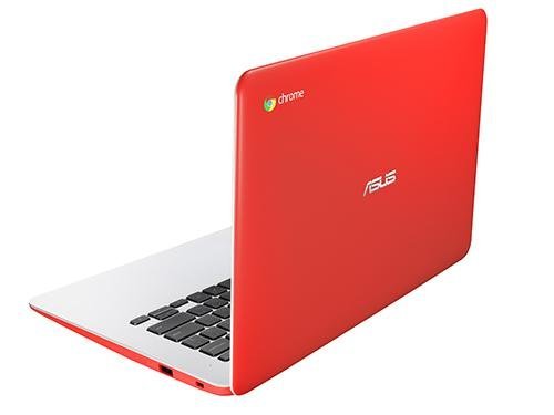 ASUS Chromebook C300SA 13.3 Inch (Intel Celeron, 4GB, 16GB eMMC, Red)