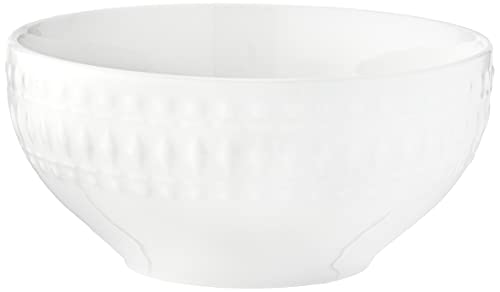 Elle Décor Amelie Round Dinnerware Set – 16-Piece Porcelain Dinner Set w/ 4 Dinner Plate, 4 Salad Plates, 4 Bowls & 4 Mugs – Unique Gift Idea Any Special Occasion or Birthday
