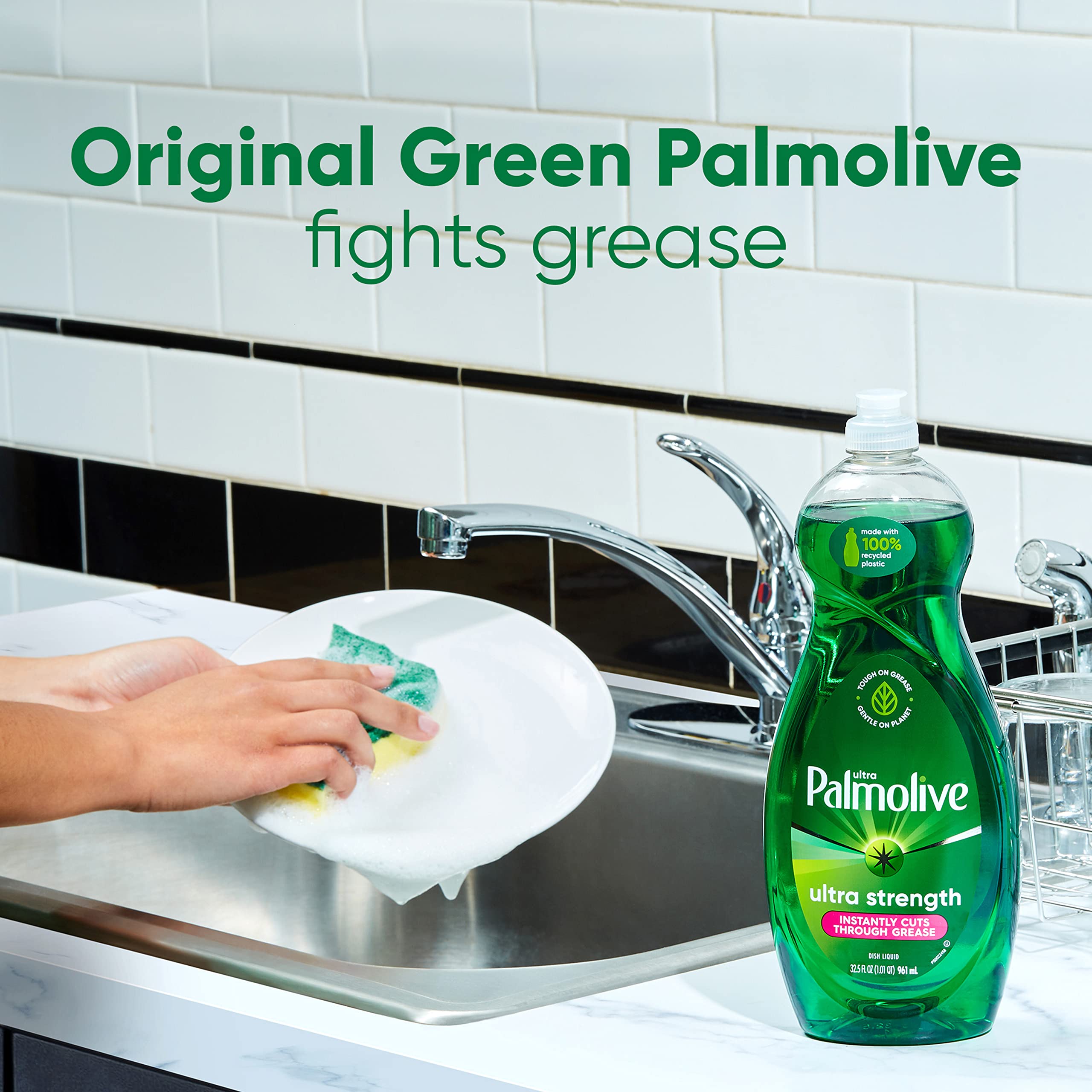 Palmolive Dish Liquid, Ultra Strength Original, 56 Fl oz
