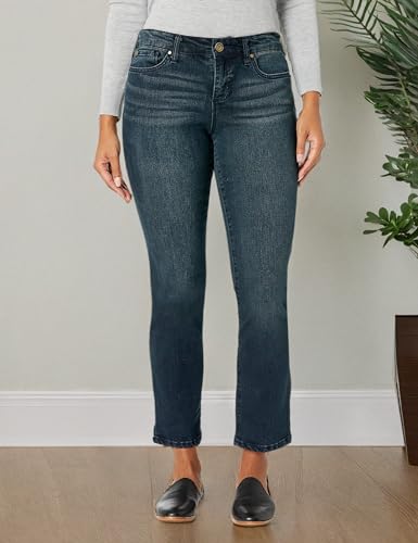 Bandolino Women's Mandie Signature Fit 5 Pocket Jean, nightfall, 14P Short
