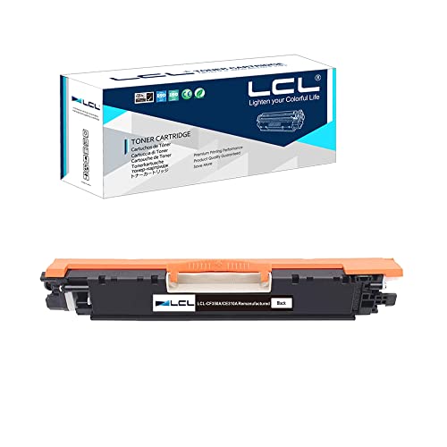 LCL Remanufactured Toner Cartridge Replacement for HP 130A CF350A MFP M176 M176FN M177 M177FW M176n (1-Pack Black)