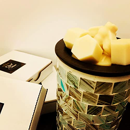 Luminous Jasper | Jasmine, Amber Musk | Organic Wax Melts | Beeswax Wax Melts | Scented Wax Tarts | Opulent Brilliance 3 oz