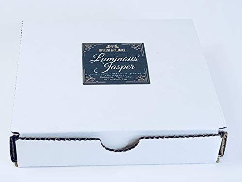 Luminous Jasper | Jasmine, Amber Musk | Organic Wax Melts | Beeswax Wax Melts | Scented Wax Tarts | Opulent Brilliance 3 oz