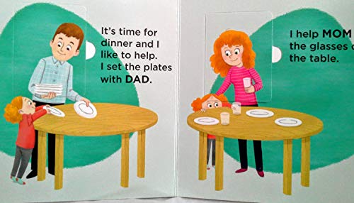 Interactive Lift-A-Flap Sign Language Book Set for Kids: Bathtime, Bedtime, Mealtime & Playtime; Learn to Sign Board Book (Set of 4 Books)