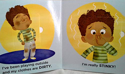 Interactive Lift-A-Flap Sign Language Book Set for Kids: Bathtime, Bedtime, Mealtime & Playtime; Learn to Sign Board Book (Set of 4 Books)