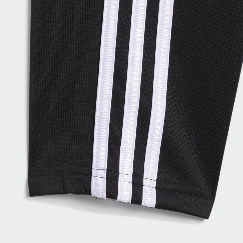 adidas Boys' Active Sports Athletic Tricot Jogger Pant, Iconic Adi Black, Large (14/16)