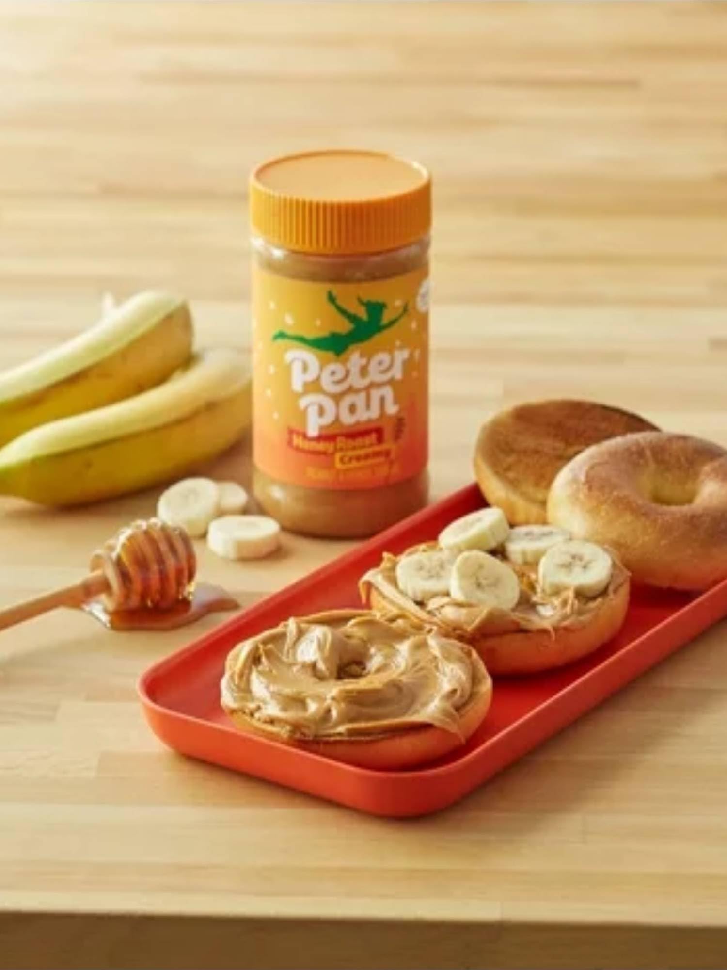 Honey Roast Creamy Peanut and Natural Honey Spread, 16.3 Ounce Plastic Jars (Pack of 2)
