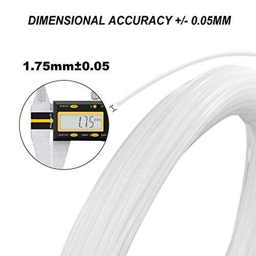 NOVAMAKER 3D Printer Cleaning Filament 1.75mm,100g (0.22lbs),Dimensional Accuracy +/- 0.05mm,Natural Color,Fit Most FDM Printer