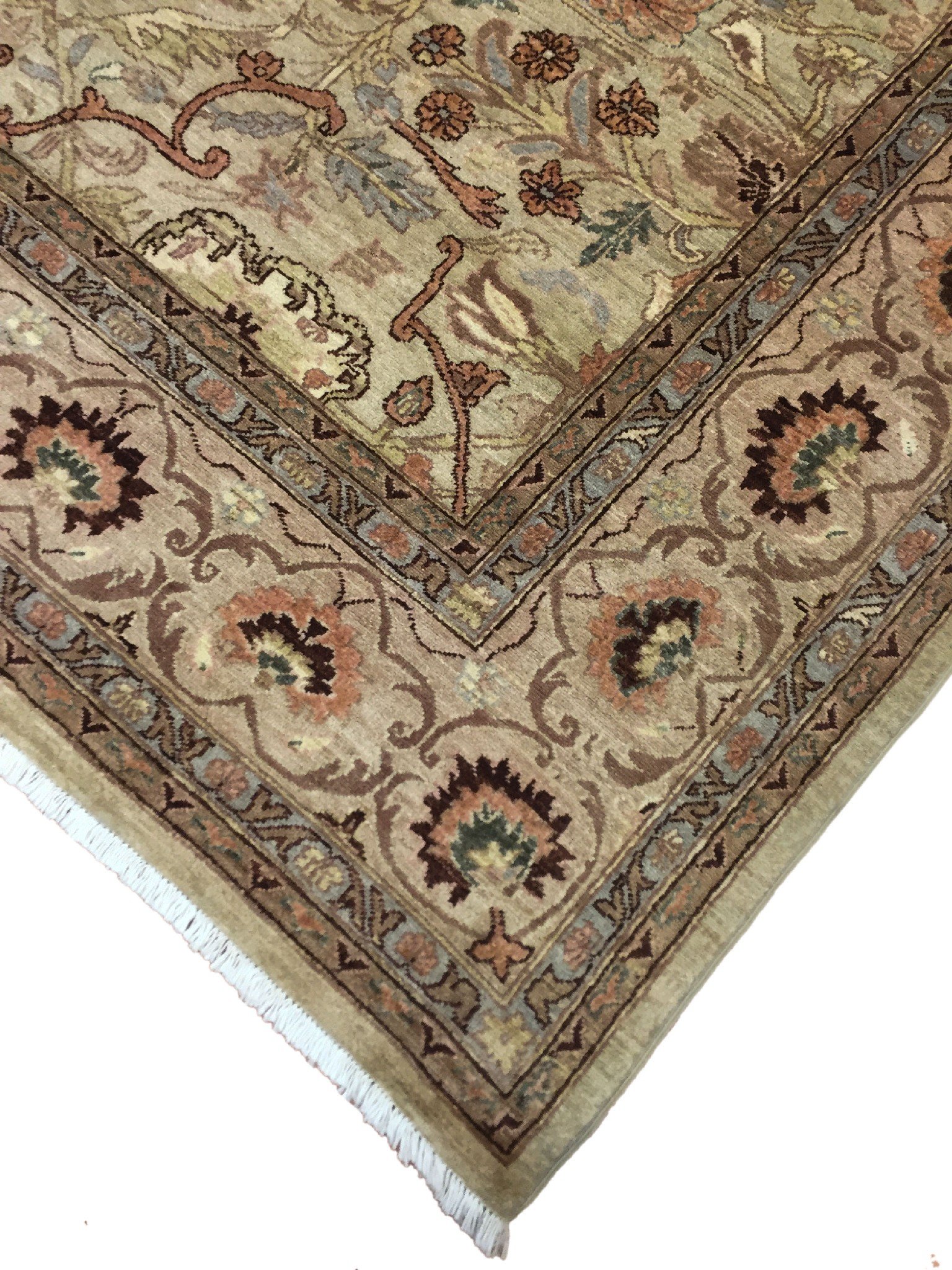 Noori Rug Hand Knotted Area Rug 8'1" x 10'1" Gray