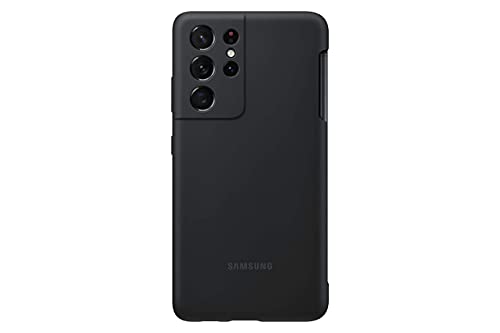 Samsung Galaxy S21 Ultra Silicone Case with S-Pen Bundle - Black (US Version)