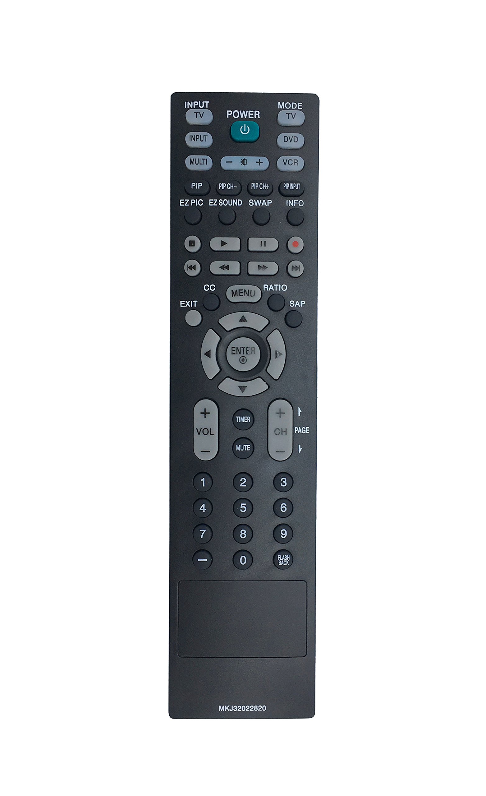 New Replace MKJ32022820 TV Remote for LG 37LC5DCB 42LB5DC 32LC50C 32LC50CB 32LC50CS 32LC5DC 32LC5DCB 32LC5DCS 42LC50C-UA 42LC50C