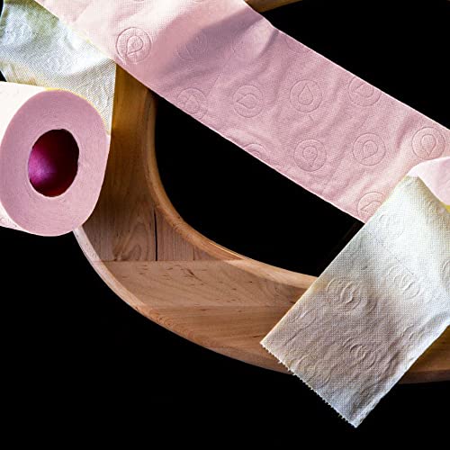 Renova Luxury Scented Colored Toilet Paper 6 Jumbo Rolls 3-Ply-180 Sheets