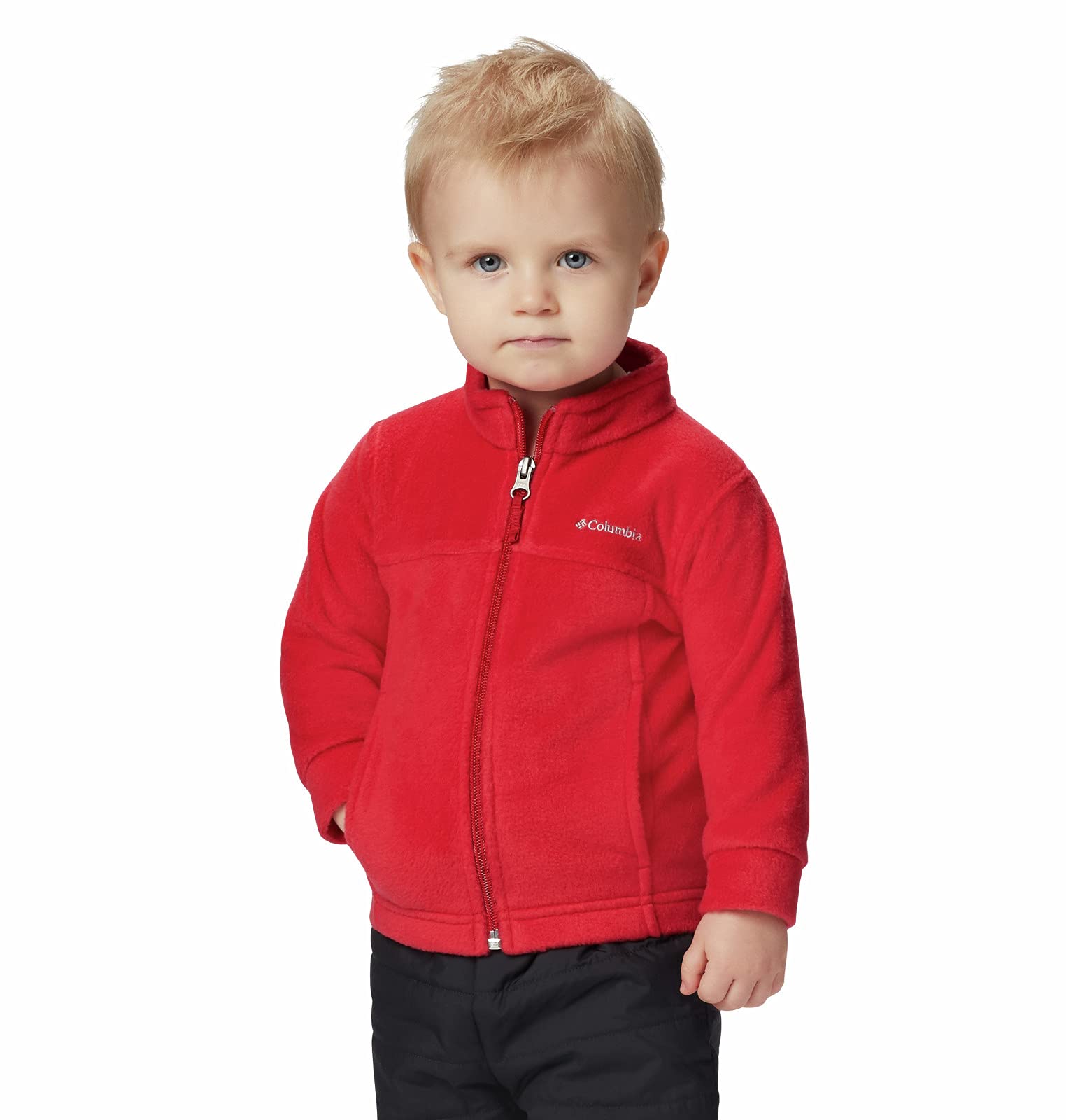 Columbia Toddler Boys Steens Mt II Fleece, Mountain Red, 4T