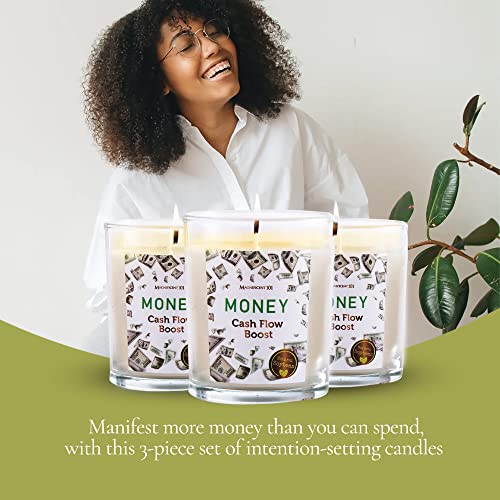 Magnificent 101 Money Cash Flow Boost Set of 3 Candles