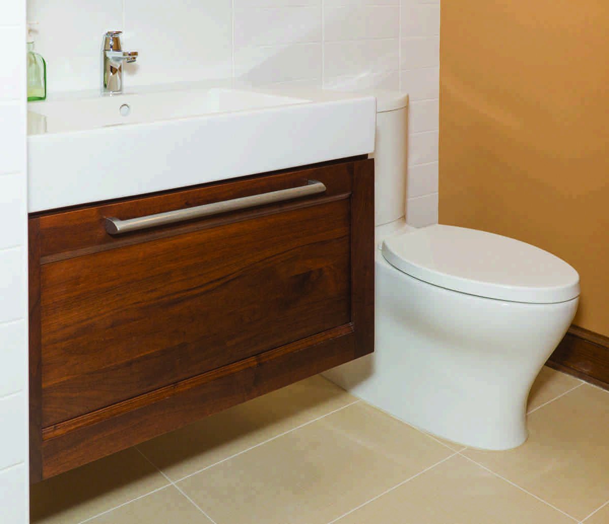 Federal Brace Sento Floating Vanity Support Bracket in Black | 18" D x 18" W x 2" H | Made in America