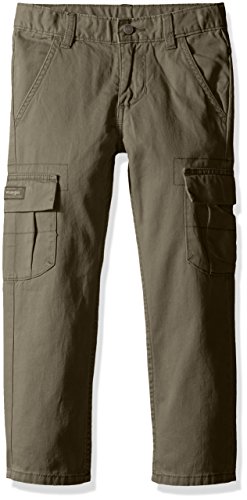 Wrangler Authentics Boys’ Classic Cargo Pant, olive, 12