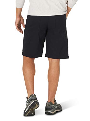 Wrangler Authentics Men's Performance Comfort Flex Cargo Short, Black, 34