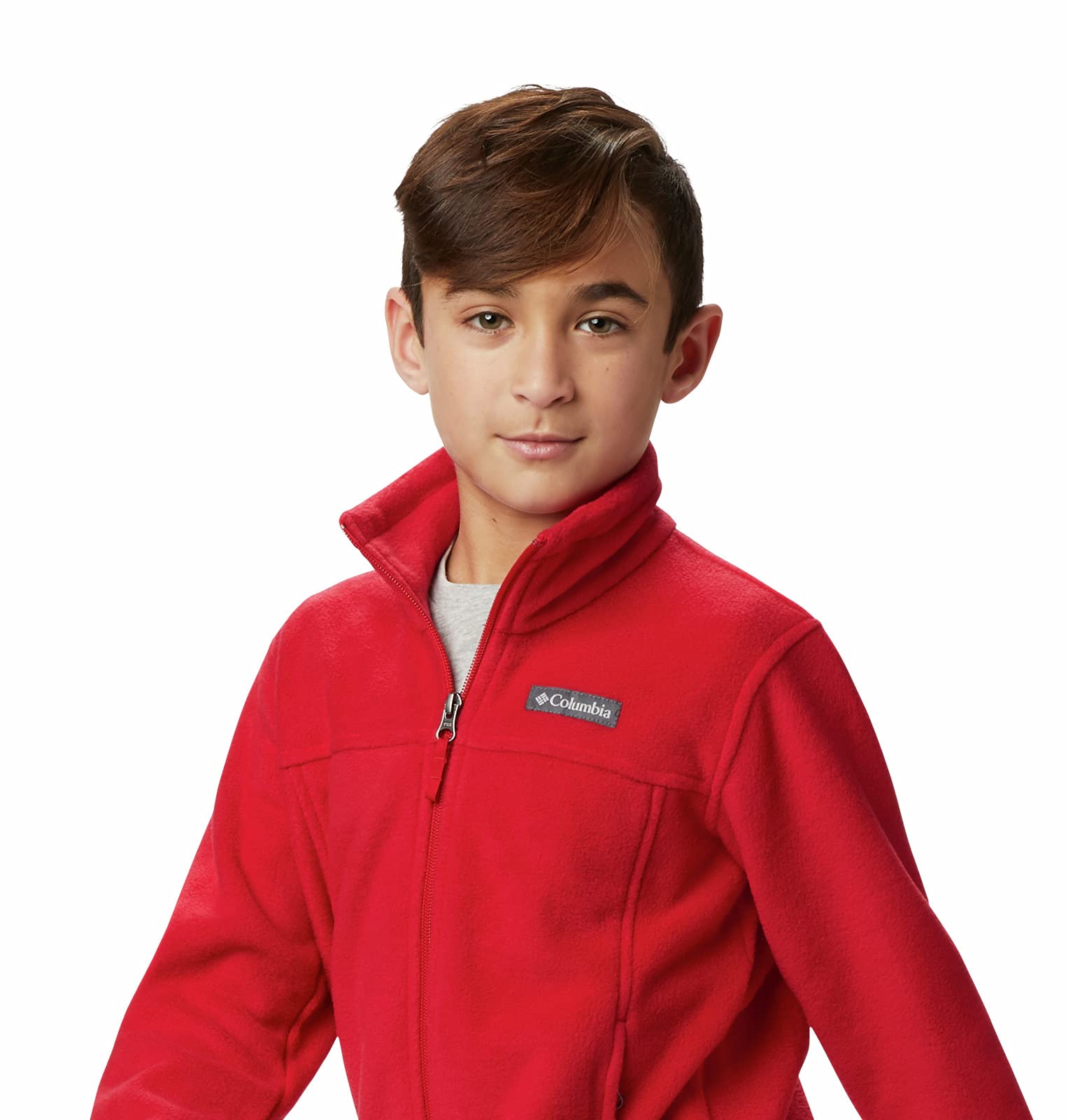 Columbia Toddler Boys Steens Mt II Fleece, Mountain Red, 4T