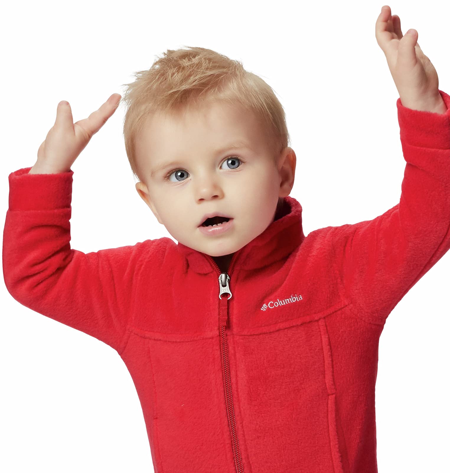Columbia Toddler Boys Steens Mt II Fleece, Mountain Red, 4T