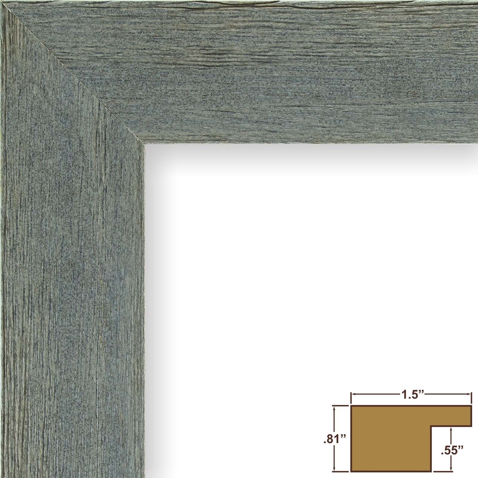 Craig Frames Wayfarer, Executive United States Push Pin Travel Map, Rustic Gray Frame and Pins, 24 by 36-Inch