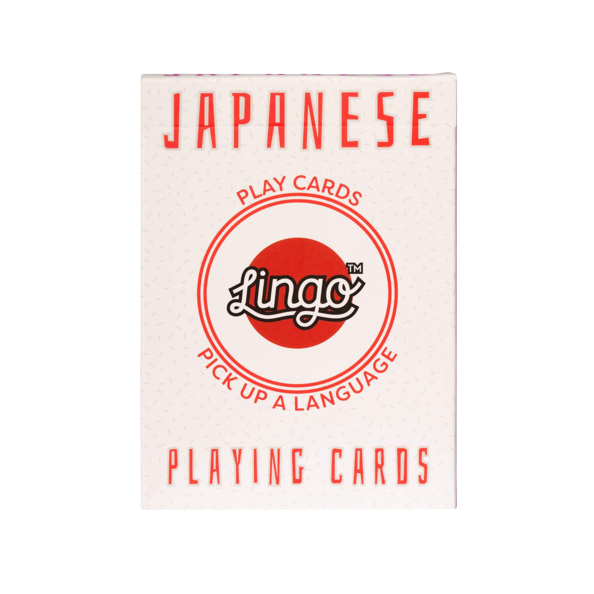 Lingo Japanese Playing Cards | Travel Flashcards | Learn Japanese Vocabulary in A Fun & Easy Way | 52 Essential Translations