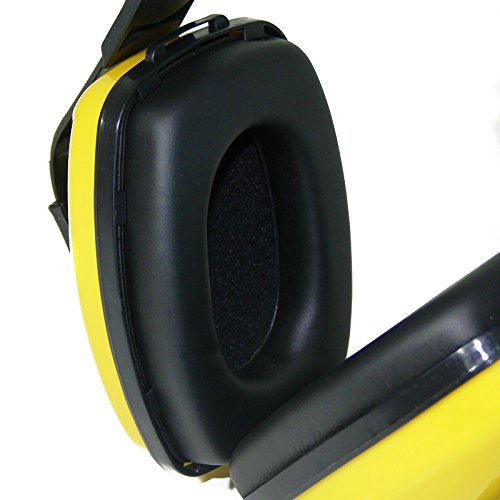 JORESTECH Safety Earmuffs Yellow Hearing and Ear Sound Suppression Adjustable Headband Lightweight Protection for Construction Sleeping Studying NRR 23dB EM-503