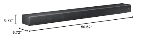 SAMSUNG 3.0 Sound+ Premium Soundbar HW-MS650/ZA with Built-In Subwoofer, Works with Alexa, Wide-Range Tweeter, 4K Pass-Through with HDR, Multiroom Compatible, Bluetooth Compatible, 450-Watts, Black