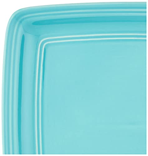 American Atelier Square Dinnerware Sets | Turquoise Green Kitchen Plates, Bowls, and Mugs | 16 Piece Stoneware Madelyn Collection | Dishwasher & Microwave Safe | Service for 4