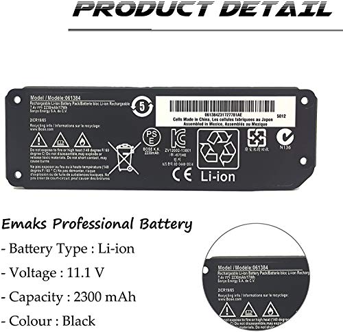 Emaks 061385 Battery 061384 061386 063404 063287 for Bose Soundlink Mini I one/Bose SoundLink Mini Bluetooth Speaker one/Bose SoundLink Mini Bluetooth Speaker I/Bose Mini I