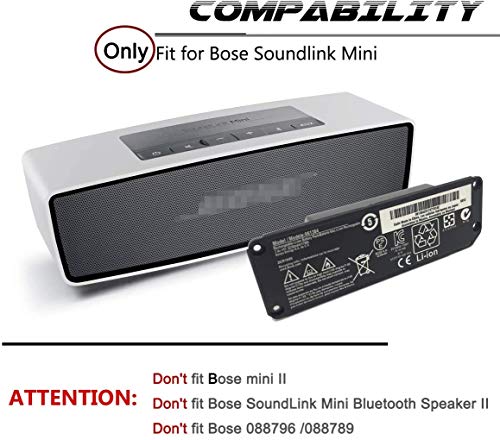 Emaks 061385 Battery 061384 061386 063404 063287 for Bose Soundlink Mini I one/Bose SoundLink Mini Bluetooth Speaker one/Bose SoundLink Mini Bluetooth Speaker I/Bose Mini I