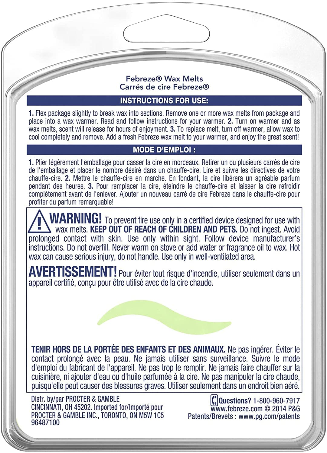 Febreze WAX MELTS Air Freshener with Gain Original (1 Count, 2.75 oz) ( pack of 2)