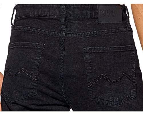 Urban Star Mens Jeans Relaxed Fit – Straight Leg Stretch Jeans for Men 34W x 34L Black