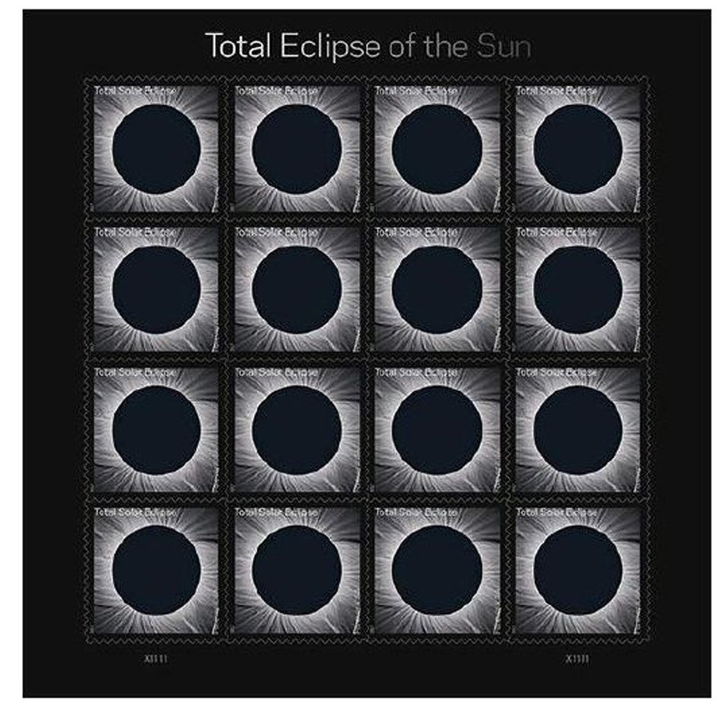 Total Eclipse of The Sun Forever Stamps Sheet of 16 Postage Stamps Scott 5211