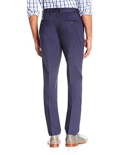 Goodthreads Men's Slim-Fit Wrinkle-Free Comfort Stretch Dress Chino Pant, Navy, 32W x 29L