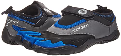 Body Glove Men's 3T Barefoot Max Water Shoe, Black/Dazzling Blue, 9
