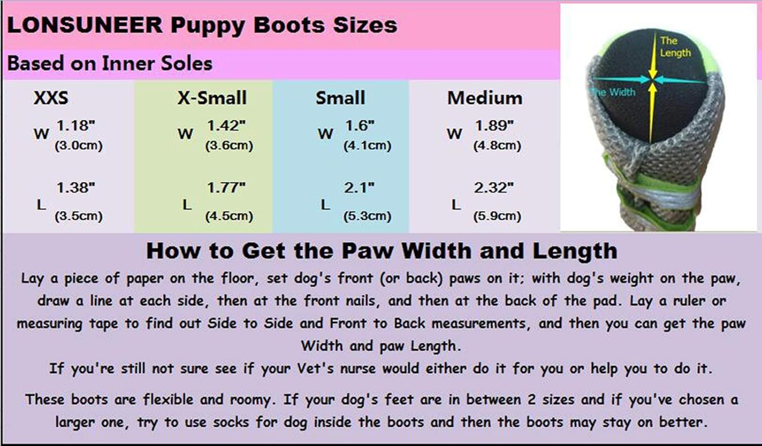 LONSUNEER Puppy Soft Sole Nonslip Mesh Boots, with 2 Reflective Straps, Set of 4, Bright Green Size XXS