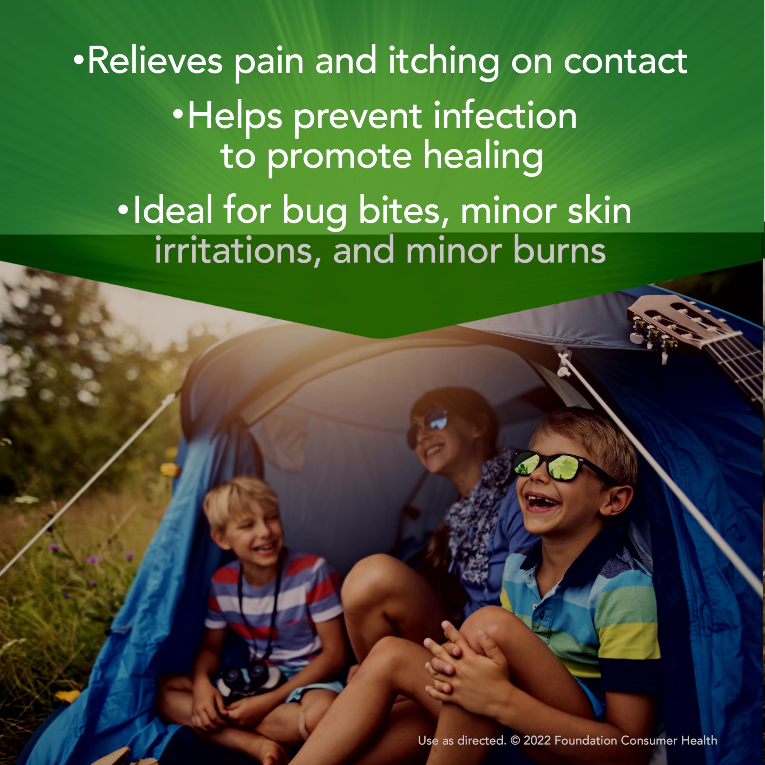 Campho Phenique Maximum Strength Antiseptic Liquid, Pain Relief and Anti-Itch Treatment, Provides Instant Relief From Bug Bites, Minor Cuts and Skin Irritations, 0.75 Oz