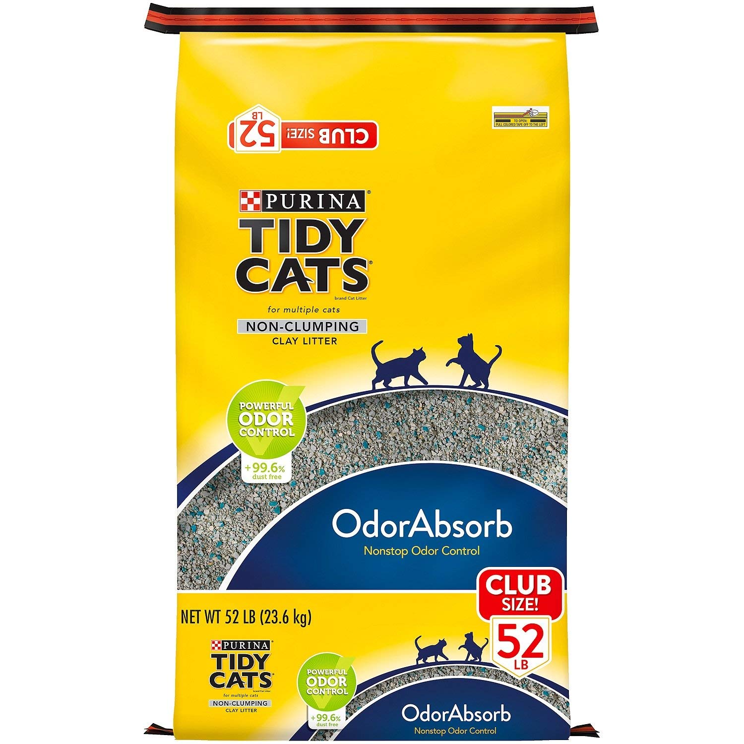 Purina Tidy Cats Non-Clumping Cat Litter for Multiple Cats (52 lbs.)