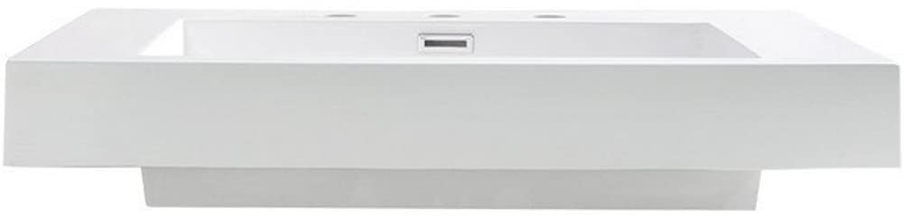Fresca Potenza 28" White Integrated Sink/Countertop