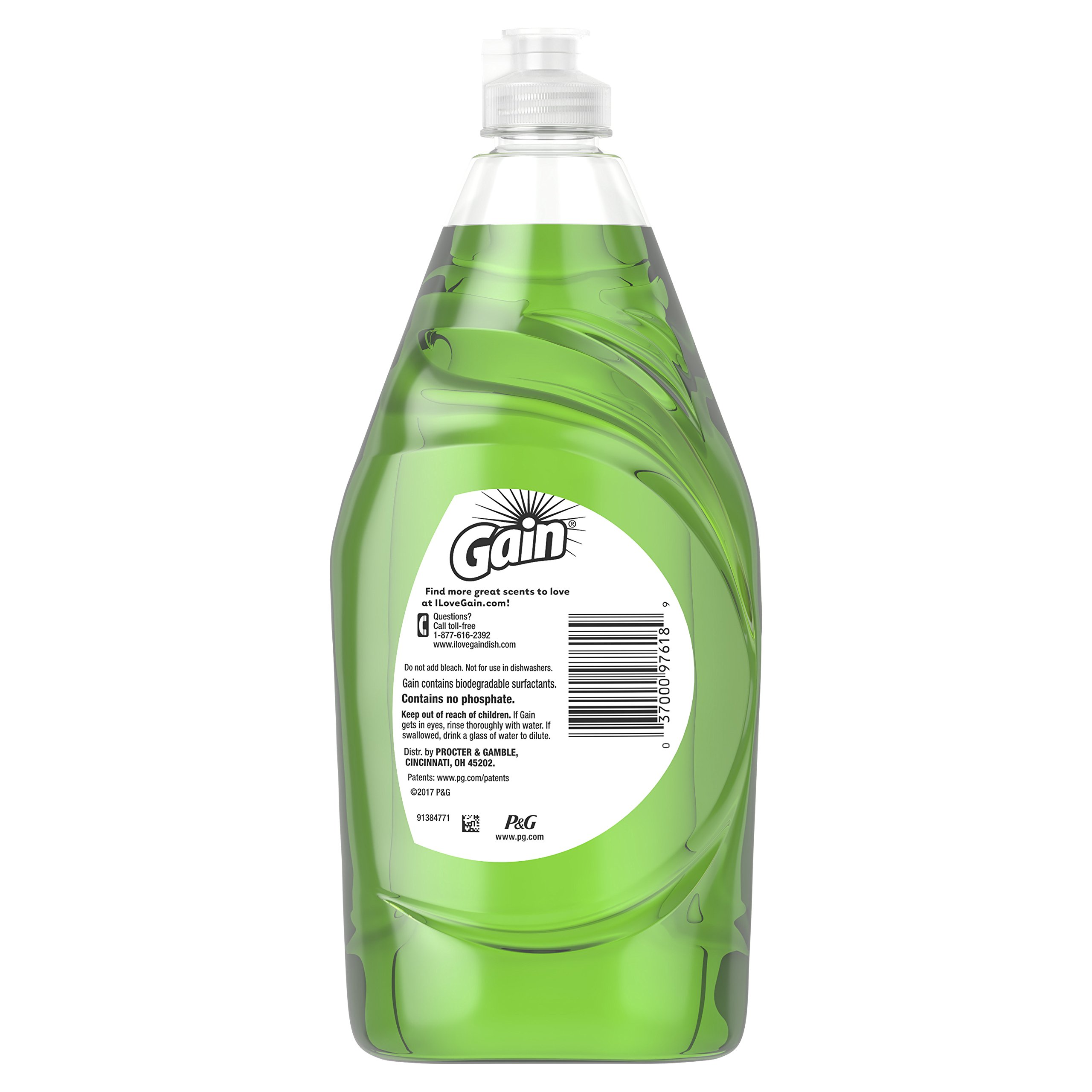 Gain Ultra Dishwashing Liquid Dish Soap, Original Scent , 21.6 Fl Oz (Pack of 1)