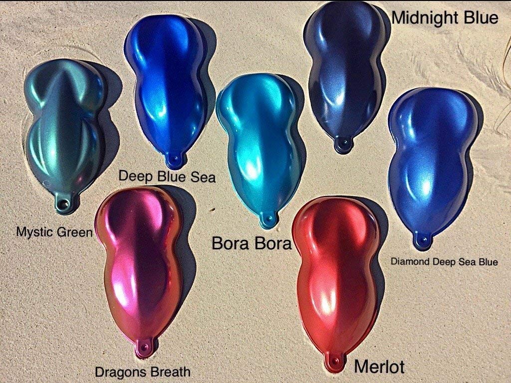 *Bora Bora* Blue Premium Black Diamond Mica Powder Pigments | Versatile DIY Arts and Crafts Additive | Ideal for Resin, Epoxy, Soap Making, Acrylic, Woodworking, and Bath Bombs